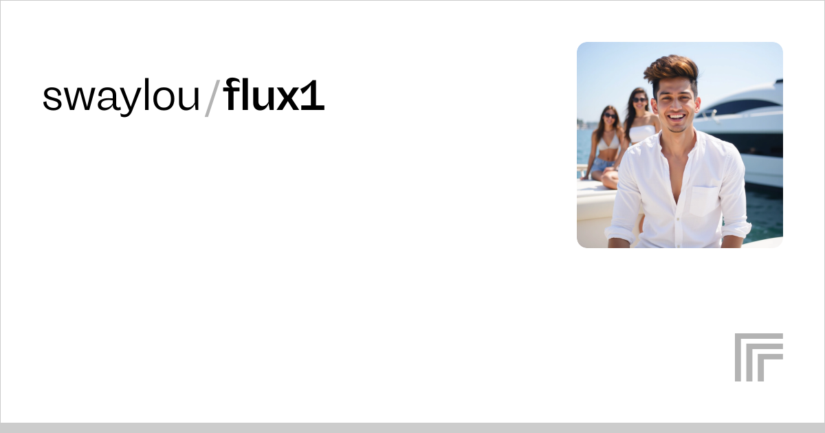 Examples – swaylou/flux1 | Replicate