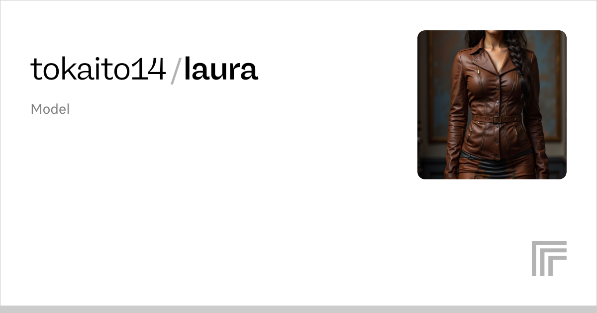 tokaito14/laura | Run with an API on Replicate