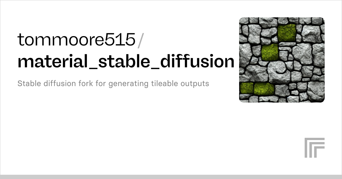 tommoore515/material_stable_diffusion | Run with an API on Replicate