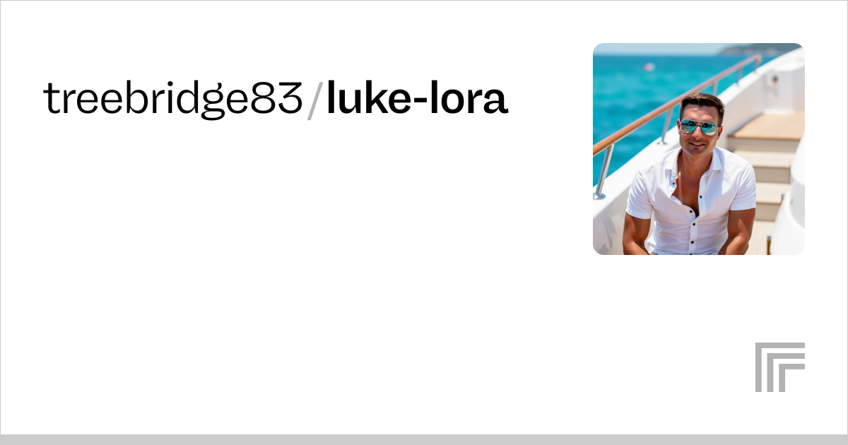 treebridge83/luke-lora | Run with an API on Replicate