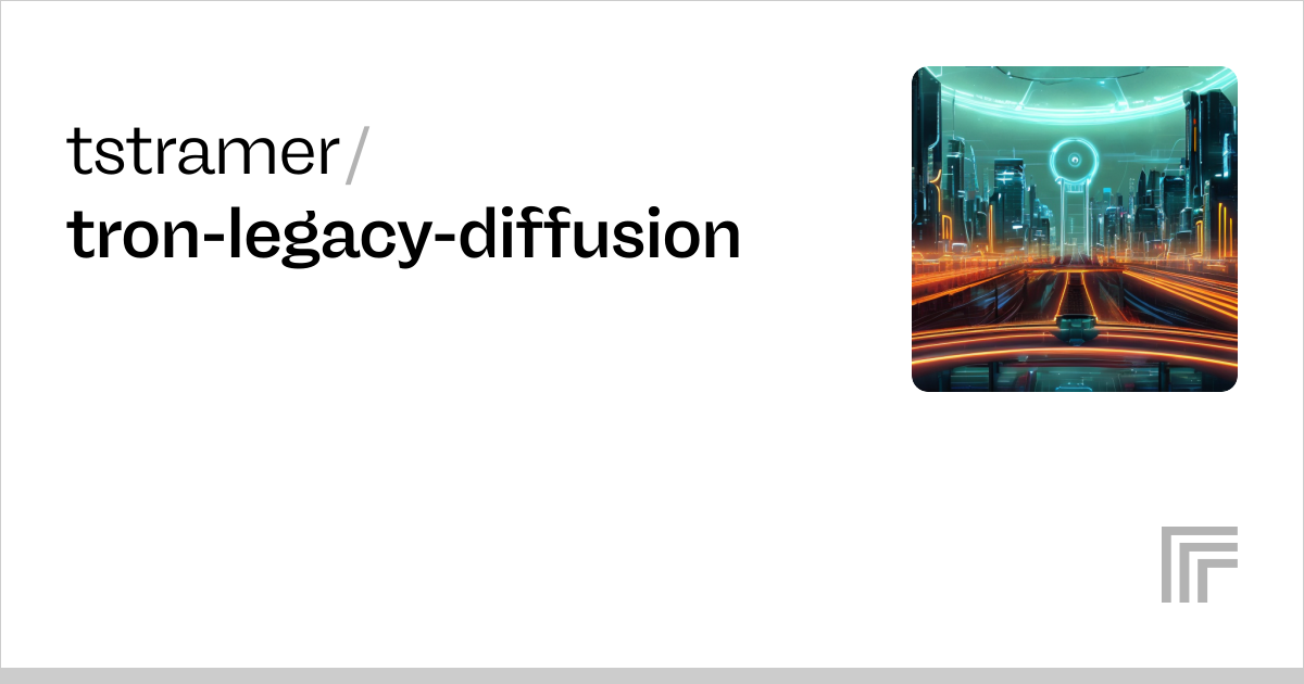 tstramer/tron-legacy-diffusion | Run with an API on Replicate