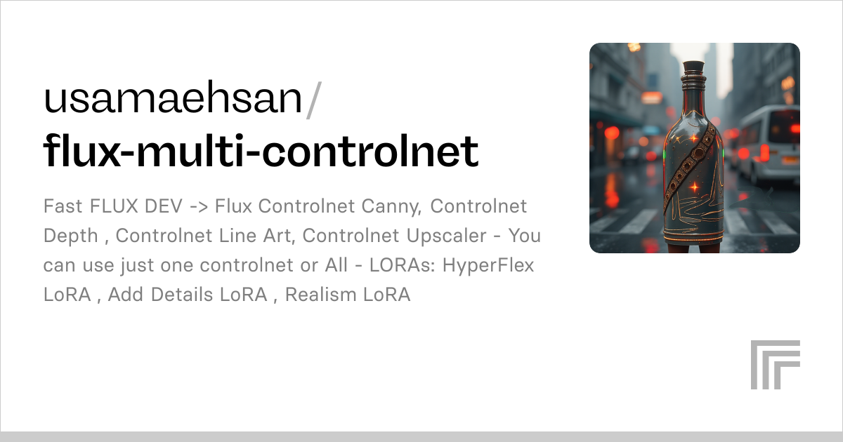usamaehsan/flux-multi-controlnet | Run with an API on Replicate