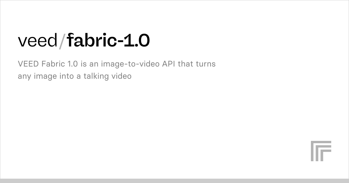 Examples – veed/fabric-1.0 | Replicate