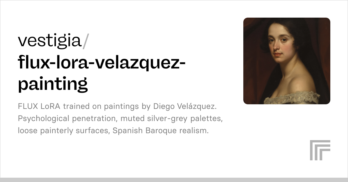 vestigia/flux-lora-velazquez-painting | Run with an API on Replicate