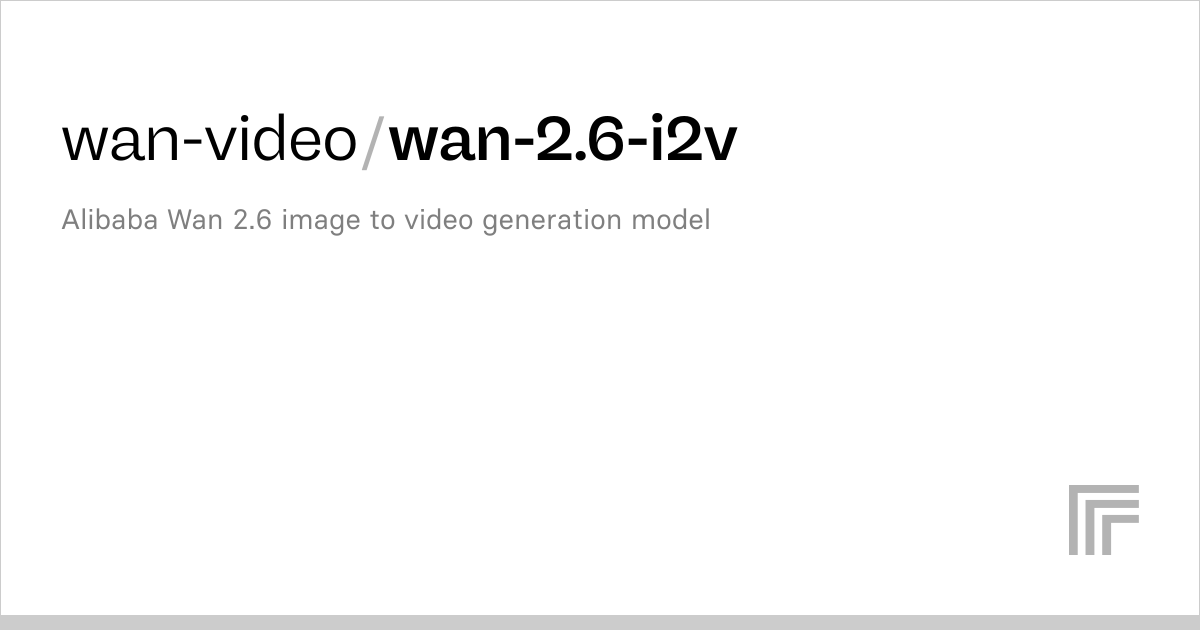 Examples – wan-video/wan-2.6-i2v | Replicate