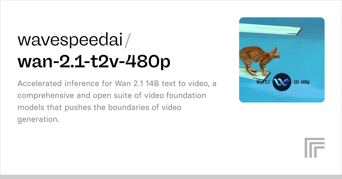 Wan 2.1 Text to Video (480p) | Fast Inference by WaveSpeed