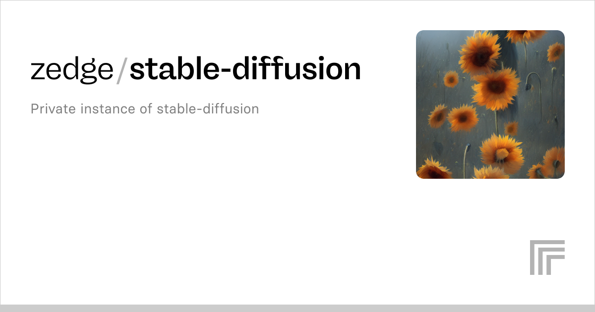 zedge/stable-diffusion | Run with an API on Replicate