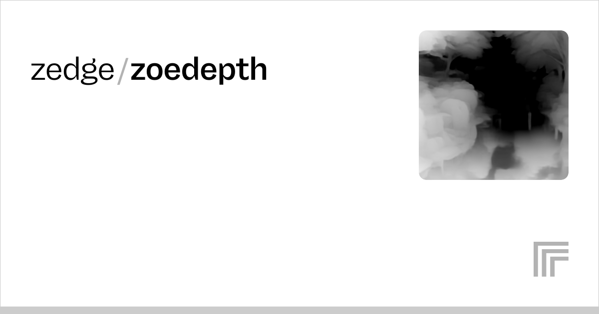zedge/zoedepth | Run with an API on Replicate